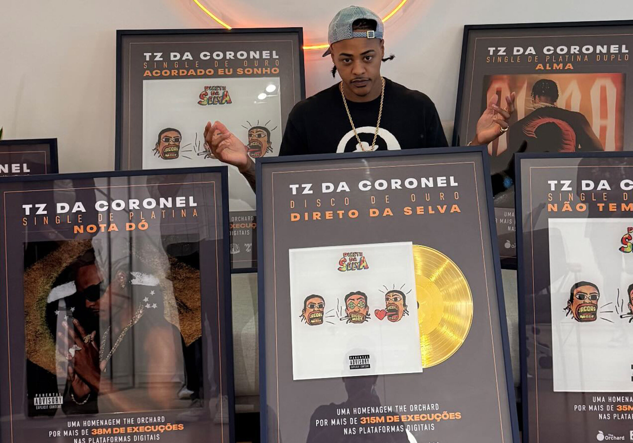 TZ da Coronel recebe certificações de Ouro e Platina da The Orchard e ...